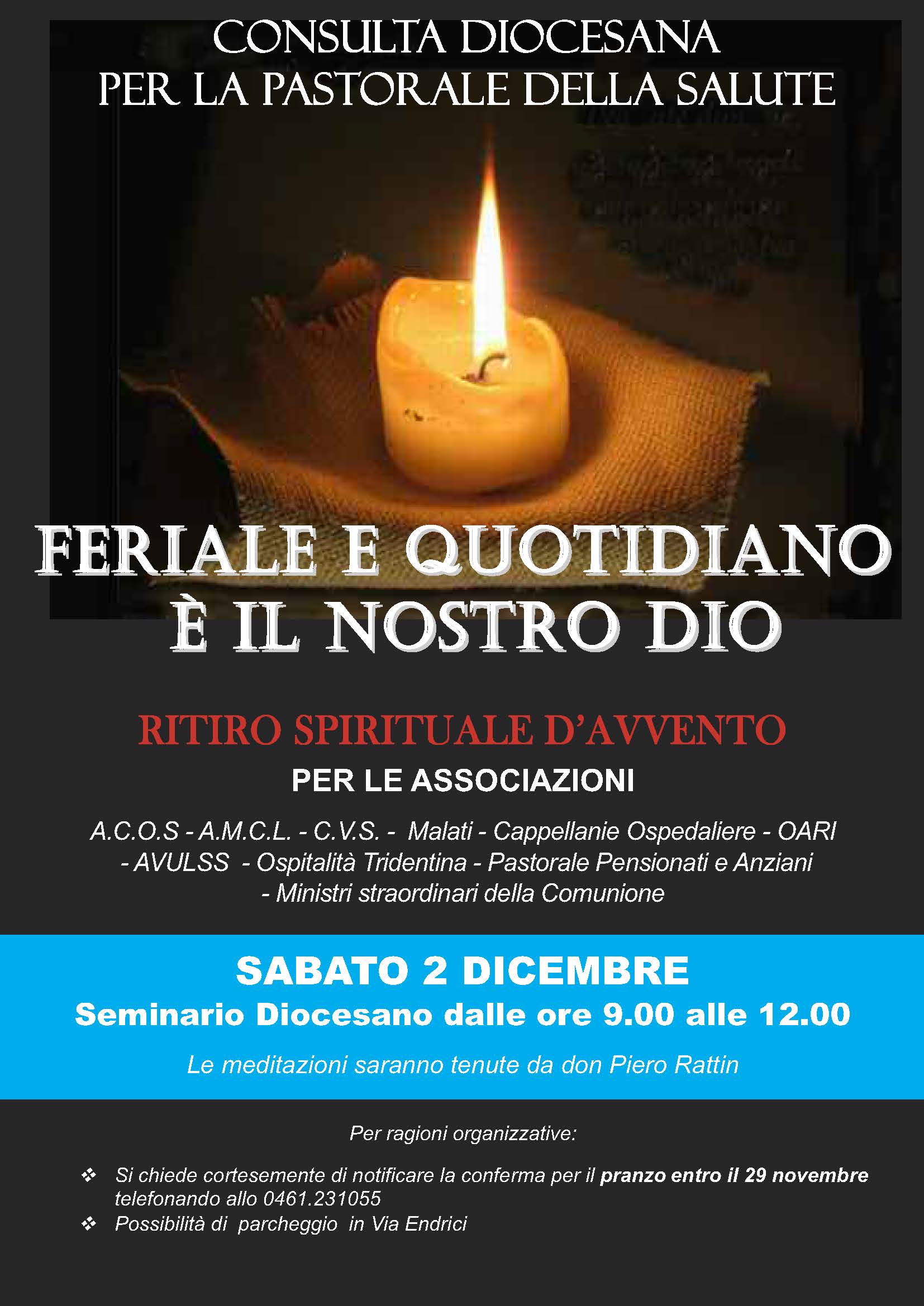 Ritiro spirituale d'Avvento - Chiesa di TRENTO
