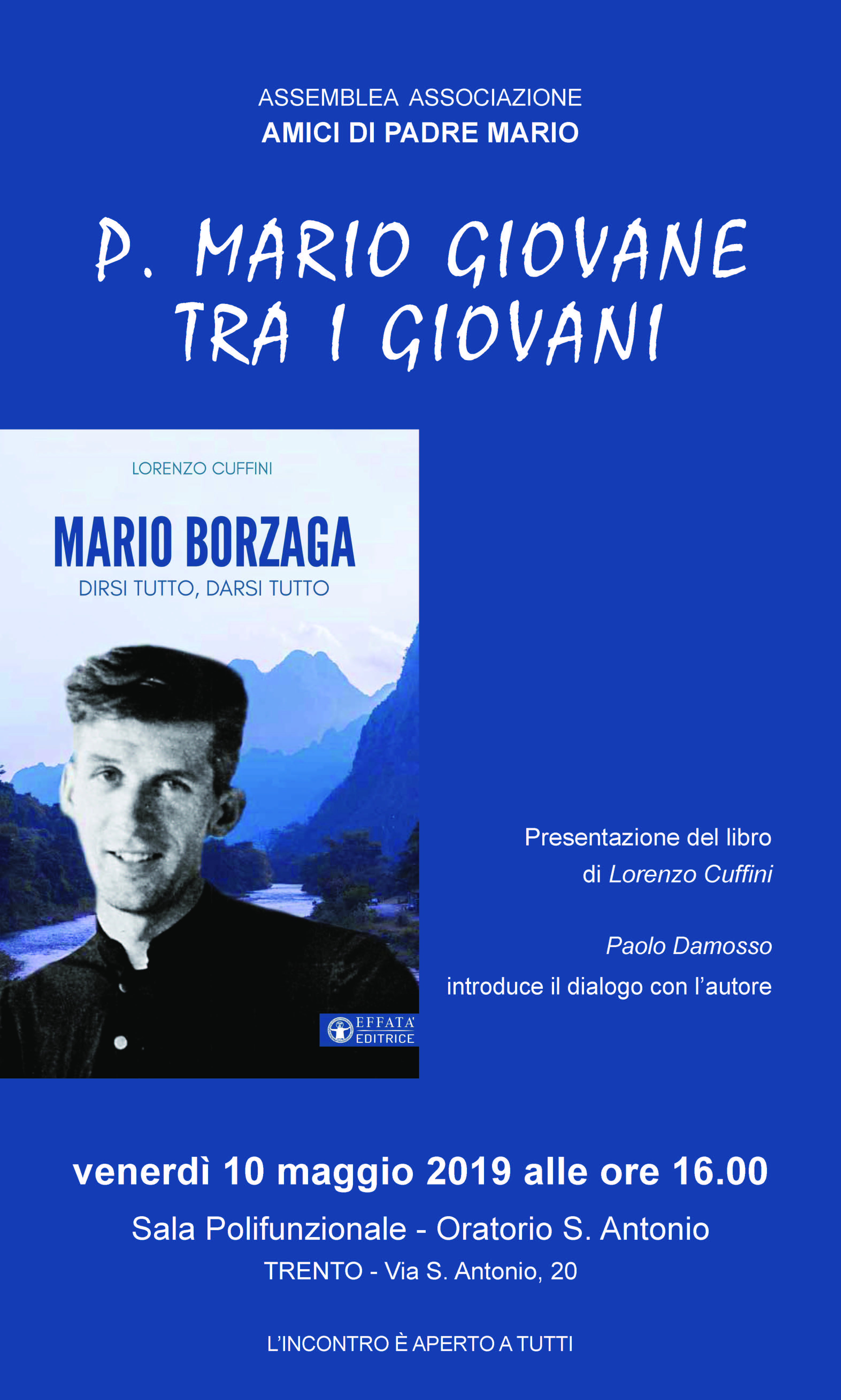Padre Mario Borzaga, giovane tra i giovani - Chiesa di TRENTO